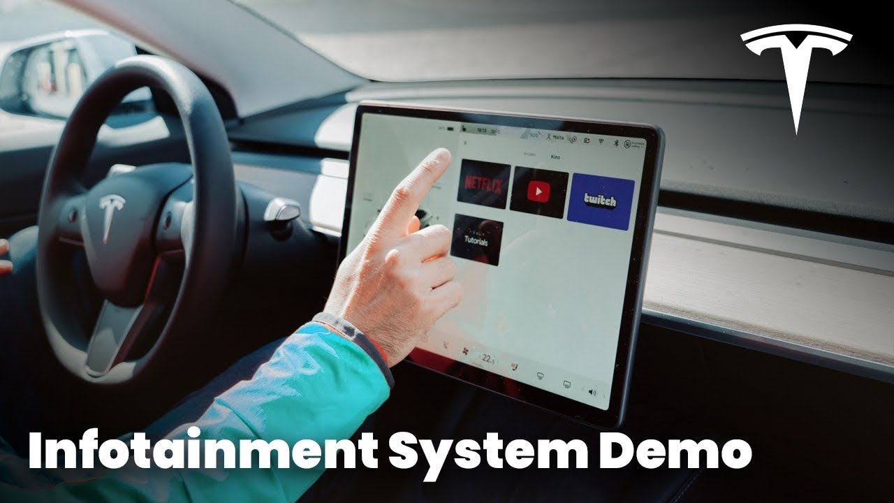 Tesla Screens: A Demonstration of Futuristic Technology - YouTube