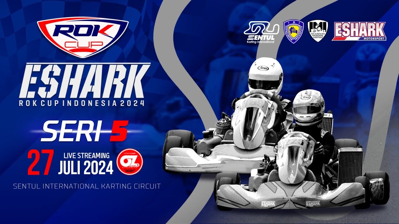📡 Live Streaming Day 1 | ESHARK ROK CUP ROUND 5 | Sentul Karting ...
