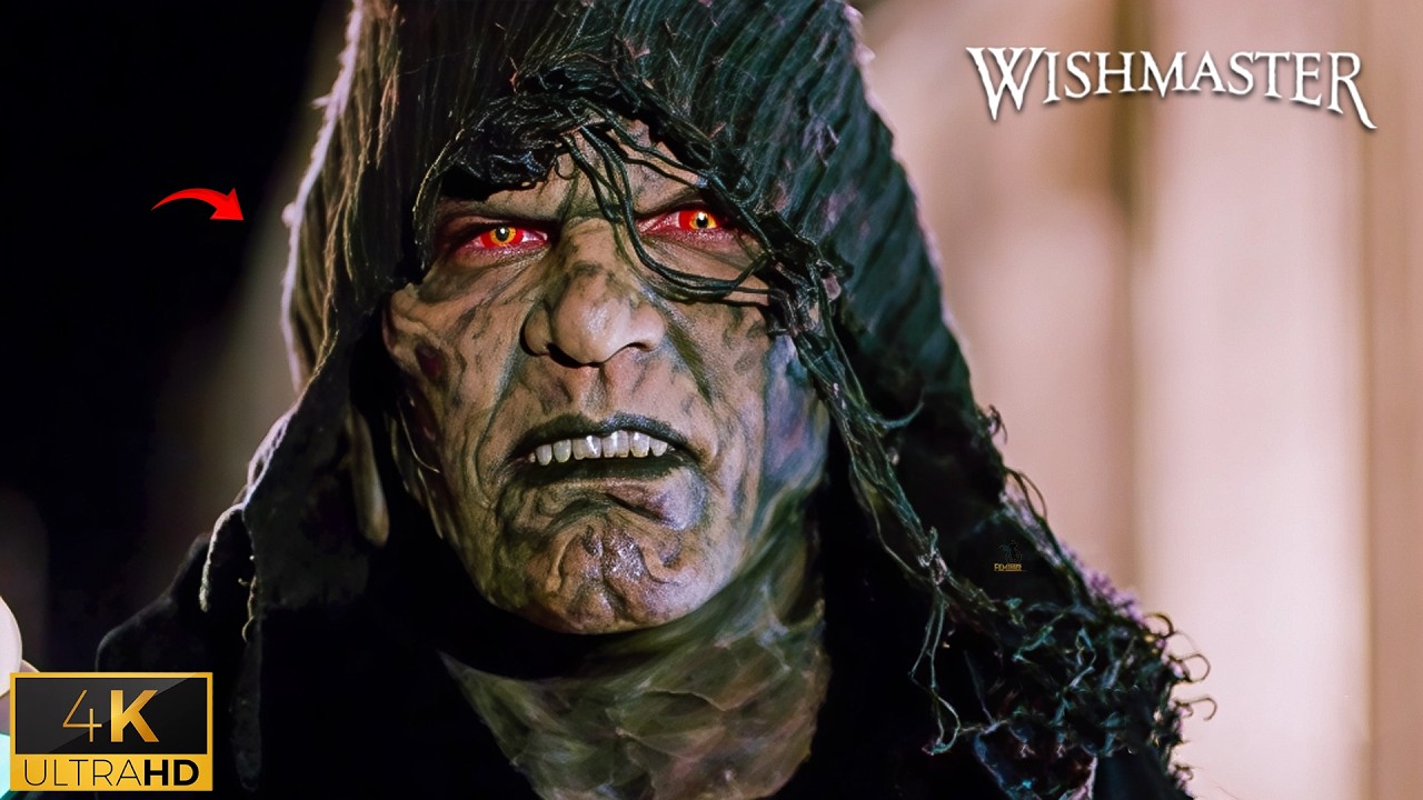 Homeless Man vs Monster (Djinn Attack Scene) | Wishmaster (1997) - YouTube