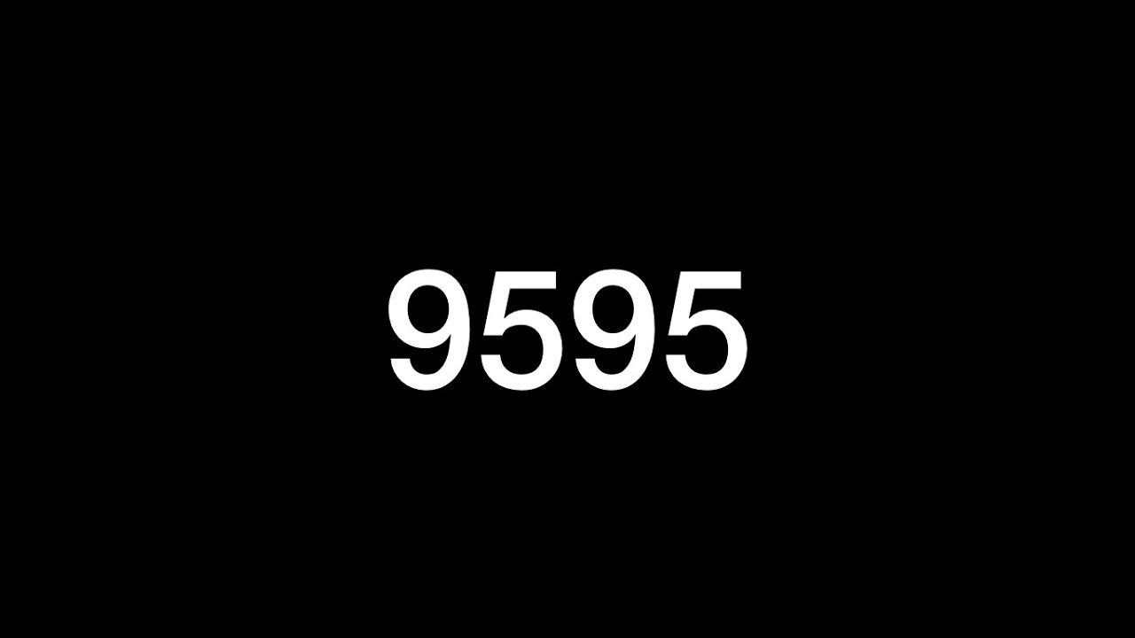 9595 - YouTube