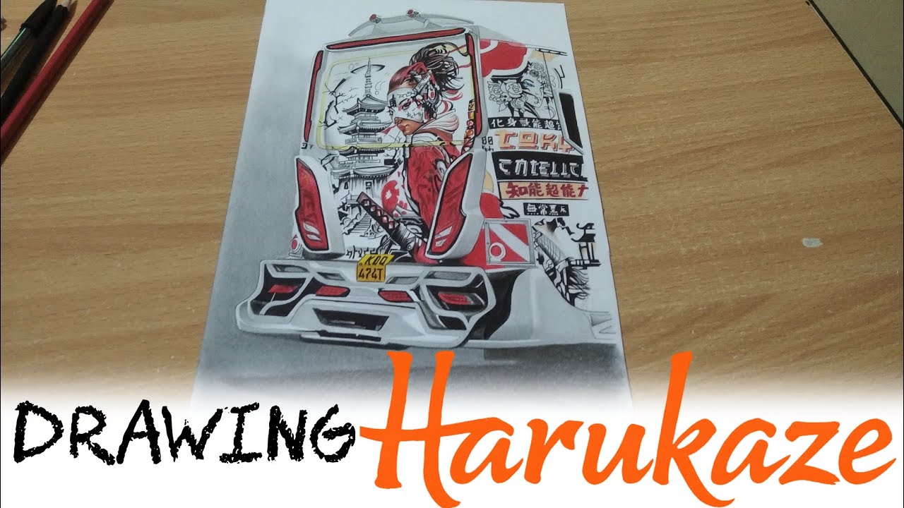 DRAWING HARUKAZE MATATU 1.0 - YouTube