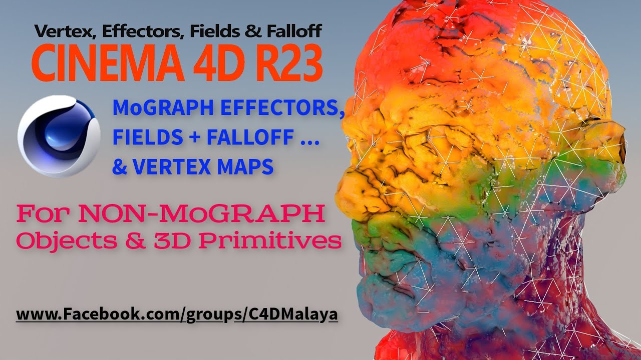 C4D R23 Vertex Fields Effector --- For NON-MoGRAPH OBJs --- Tute Video ...