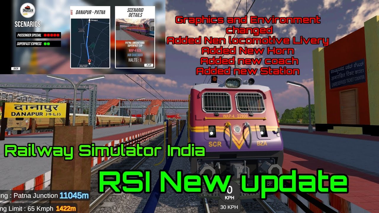 RSI New Updates || Gameplay || Railway Simulator India || RG NorthEast ...