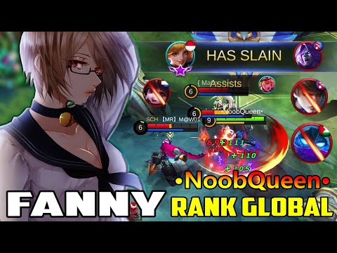 That Poweful Hand Control with Perfect Cable Combo | Fanny Gameplay by •NoobQueen• | Mobile Legends