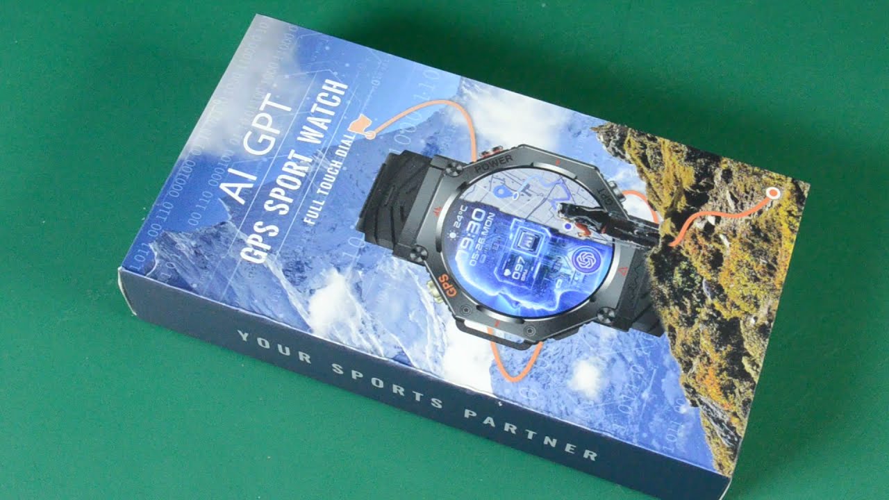 NEW 2025 - KC91 GPS Smart Watch AI GPT - Unboxing (link in the description) - YouTube