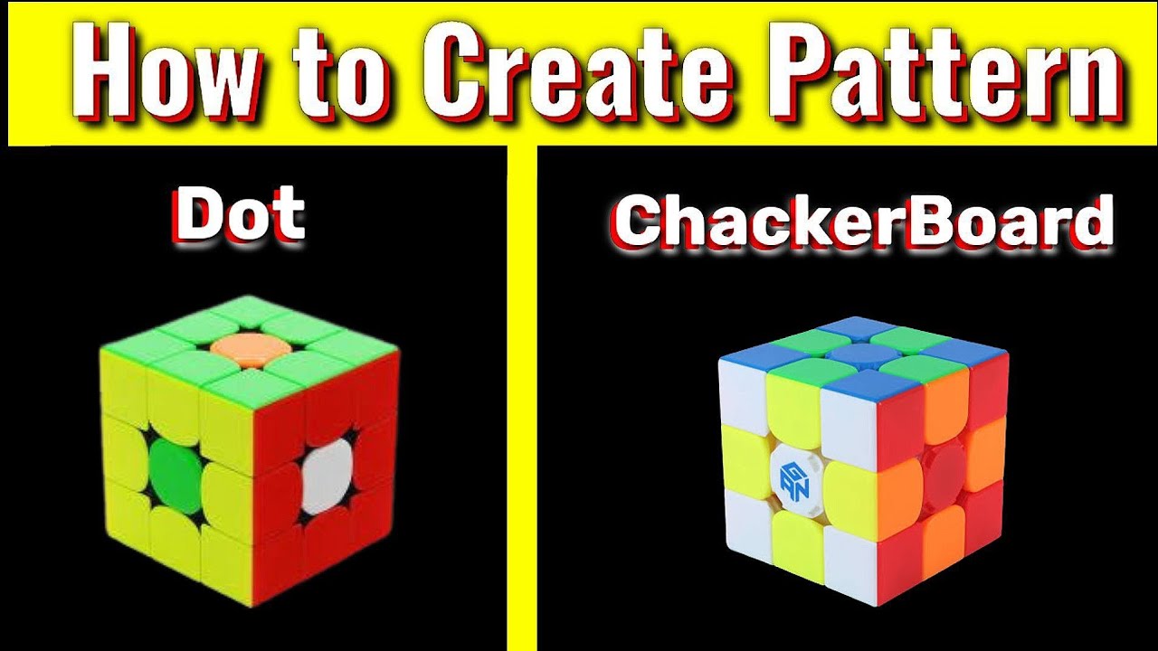 How to Create Pattern 3x3 Rubik's Cube in Hindi || Learn With Deepu ...