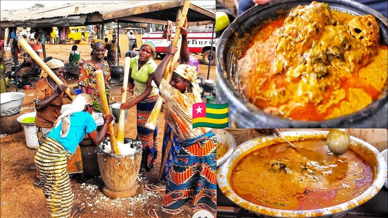 Most delicious and popular African 🌍street food tour Sokode North Togo ...