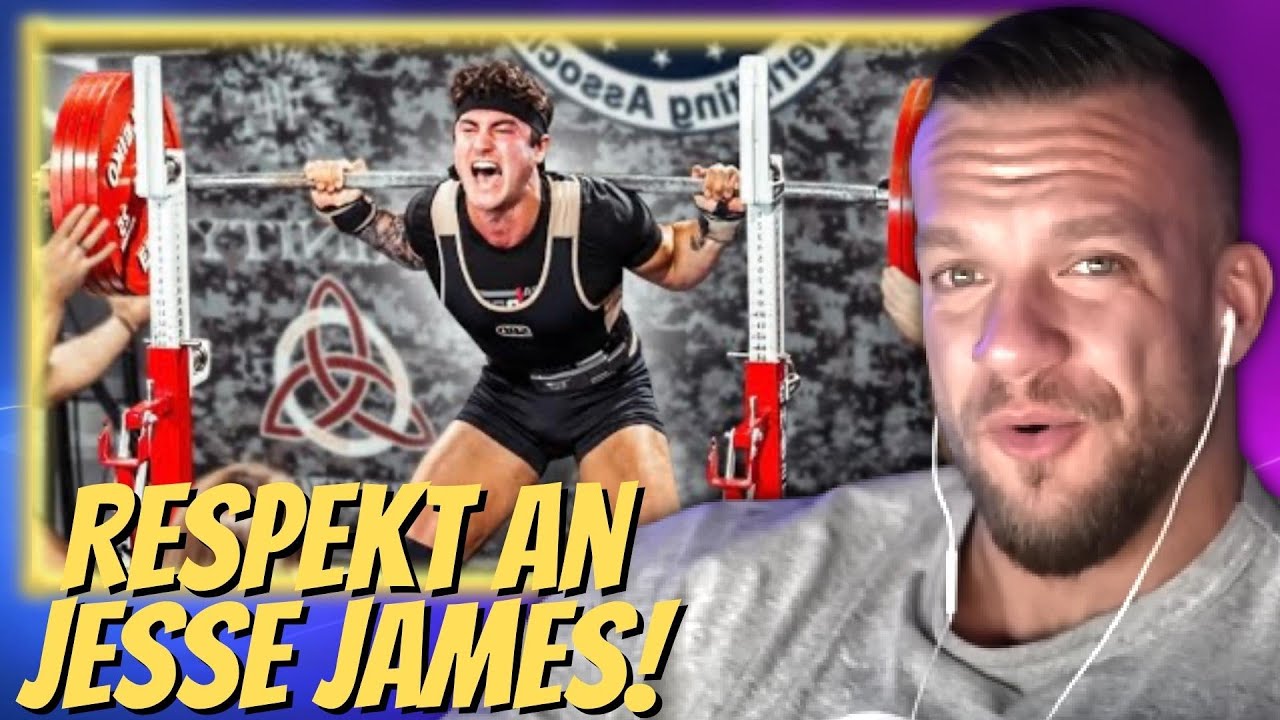 Jesse James holt NATURAL Medalie bei Stoff Powerlifting Wettkampf ...