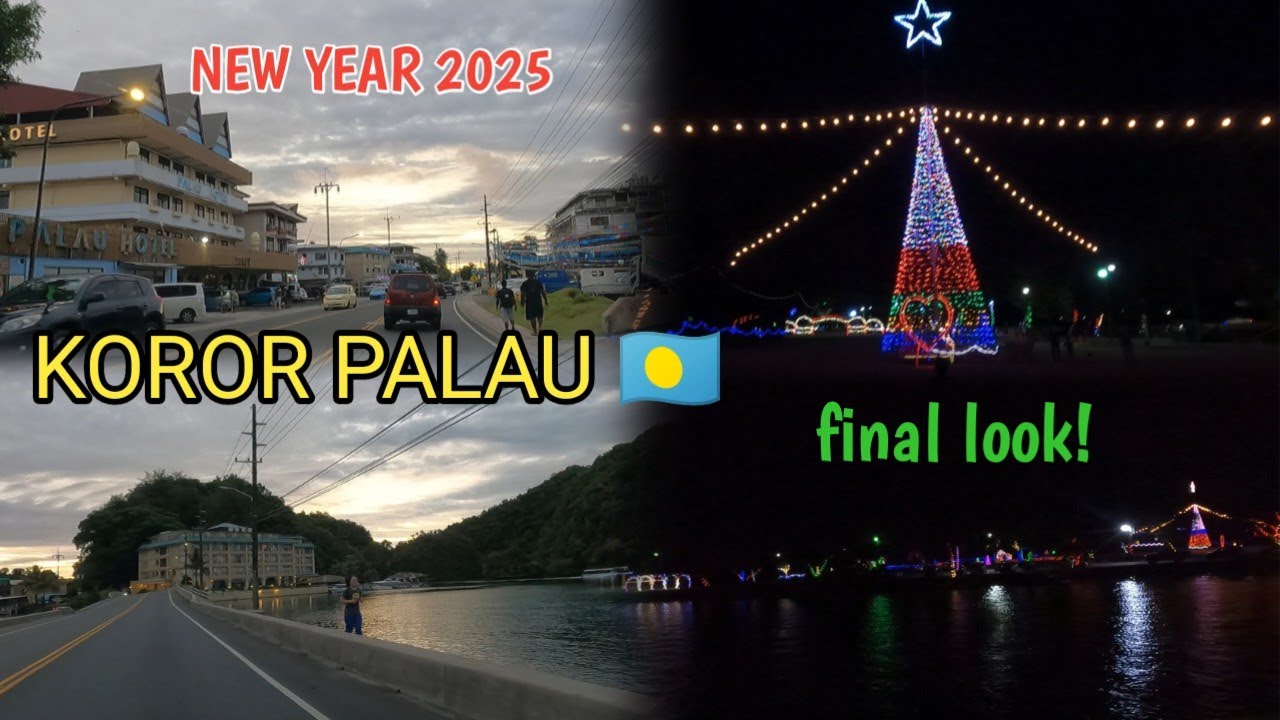 DAY AND NIGHT IN KOROR REPUBLIC OF PALAU 🇵🇼 STREET TOUR - YouTube
