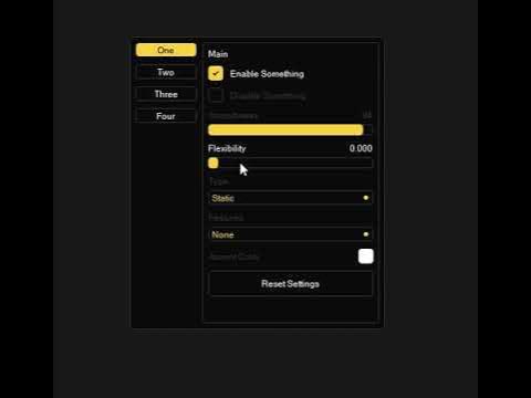 simple imgui menu - YouTube