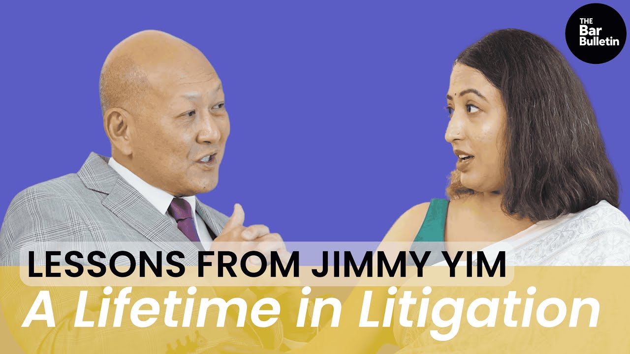 Litigation, Leadership & Legacy: In Conversation with Jimmy Yim - YouTube