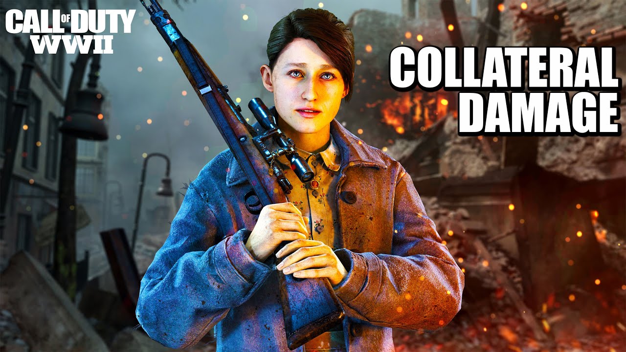 Rescuing Civilians from Germans | Collateral Damage | Realistic Call of ...