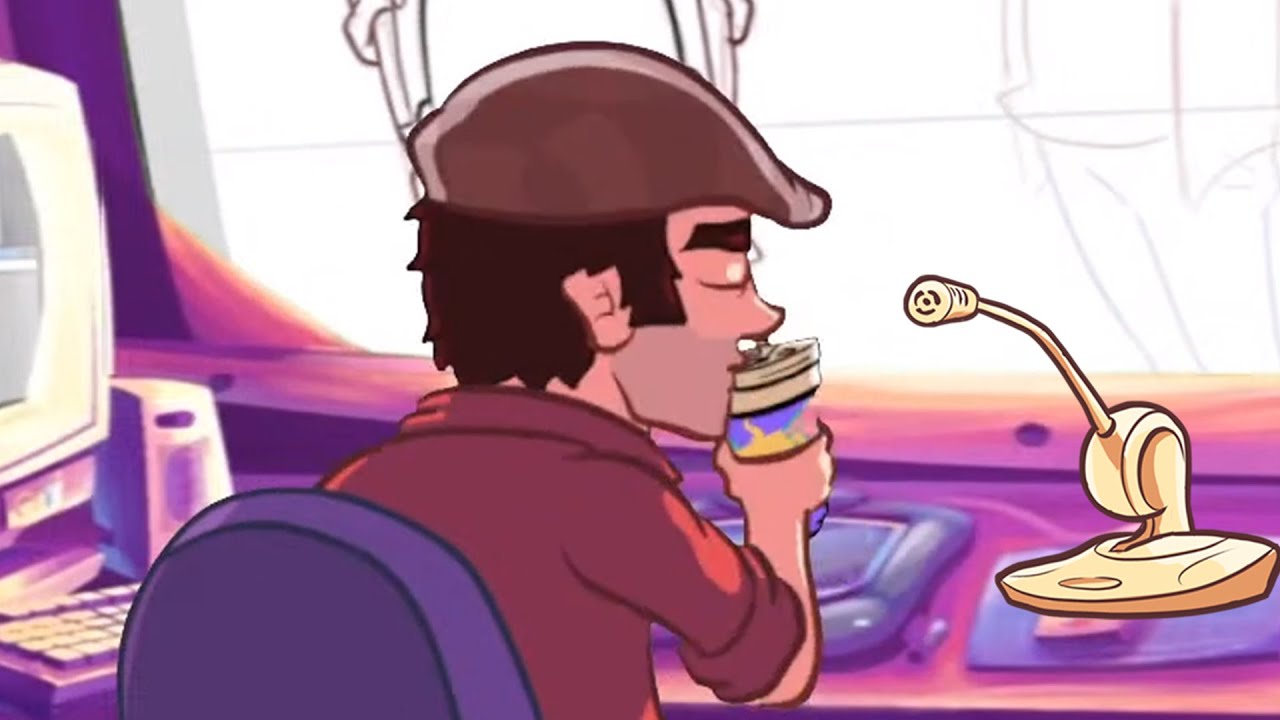 [🎤Commentary] 4-HOUR STUDY or DRAW WITH ME / animated room / synthwave ...