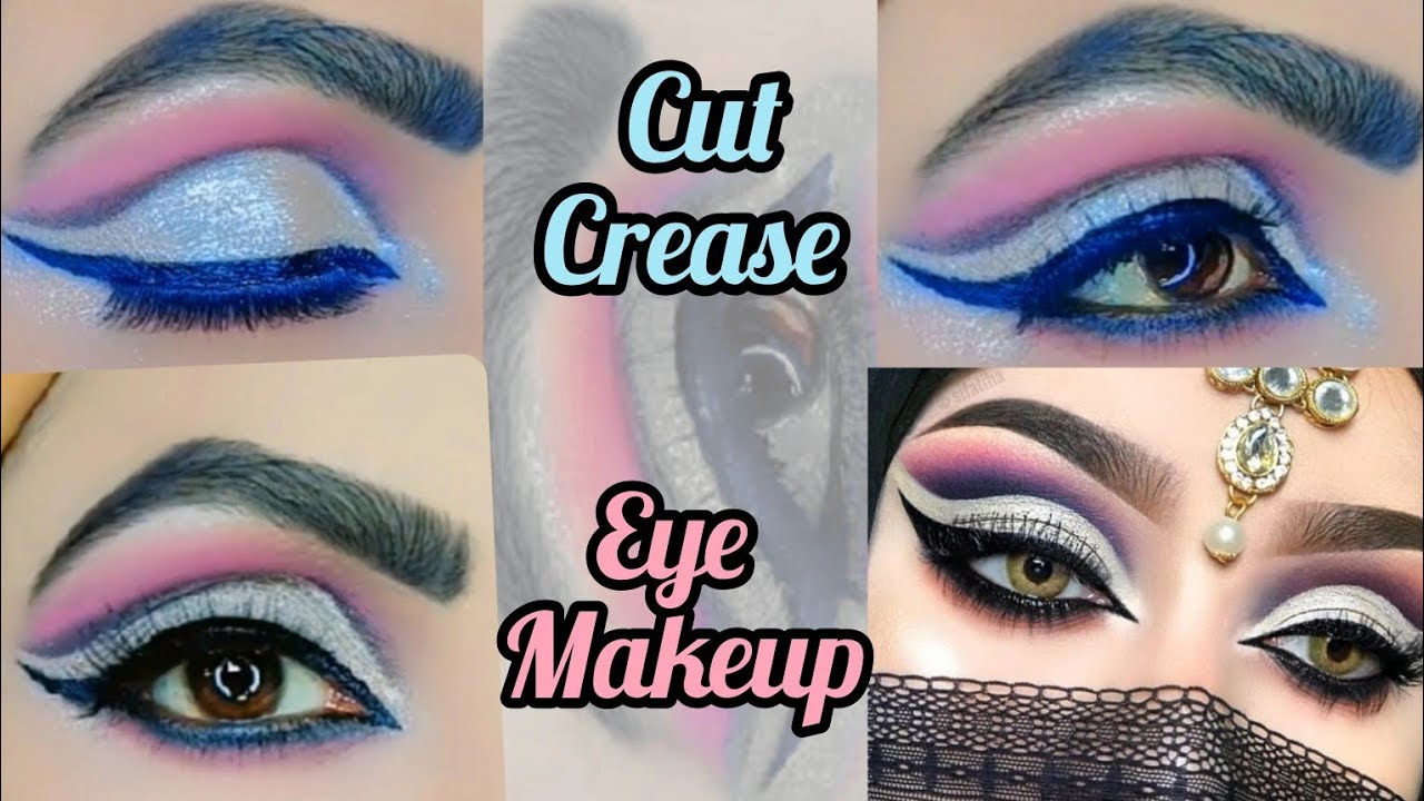 Cut Crease Eye Makeup||How To Create Full Cut Crease Eye Makeup||Wings ...