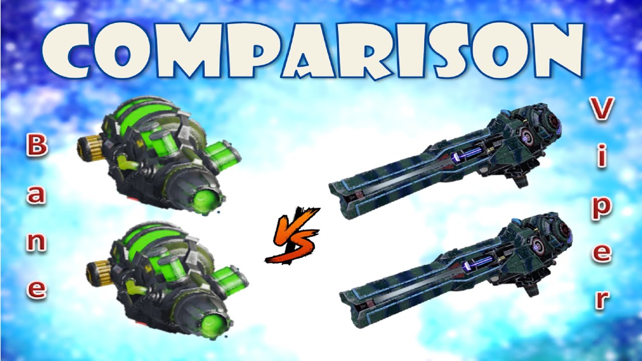 Bane vs Viper heavy weapons comparison war robots - YouTube