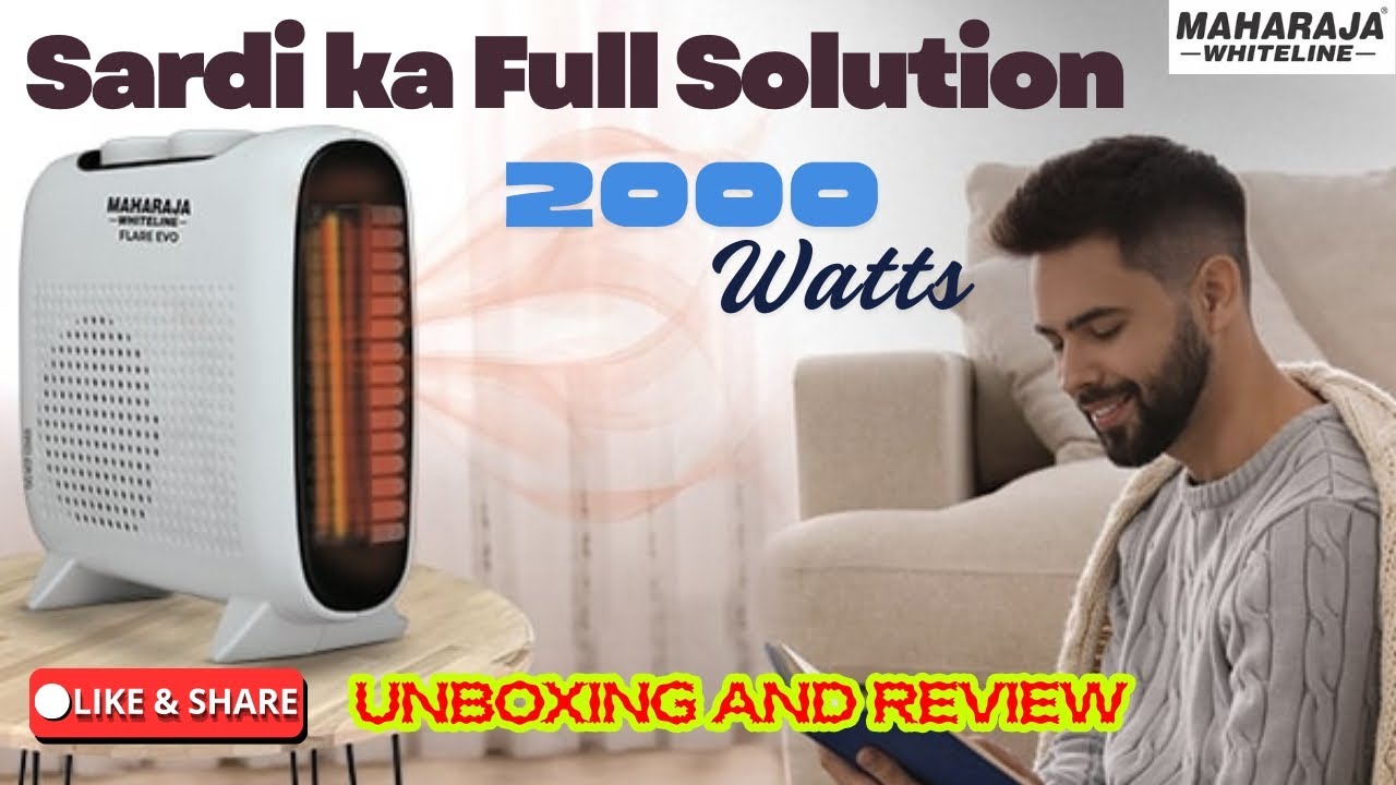 Maharaja Flare Evo Heater 2000W 🔥 Honest Review | Best Room Heater? # ...