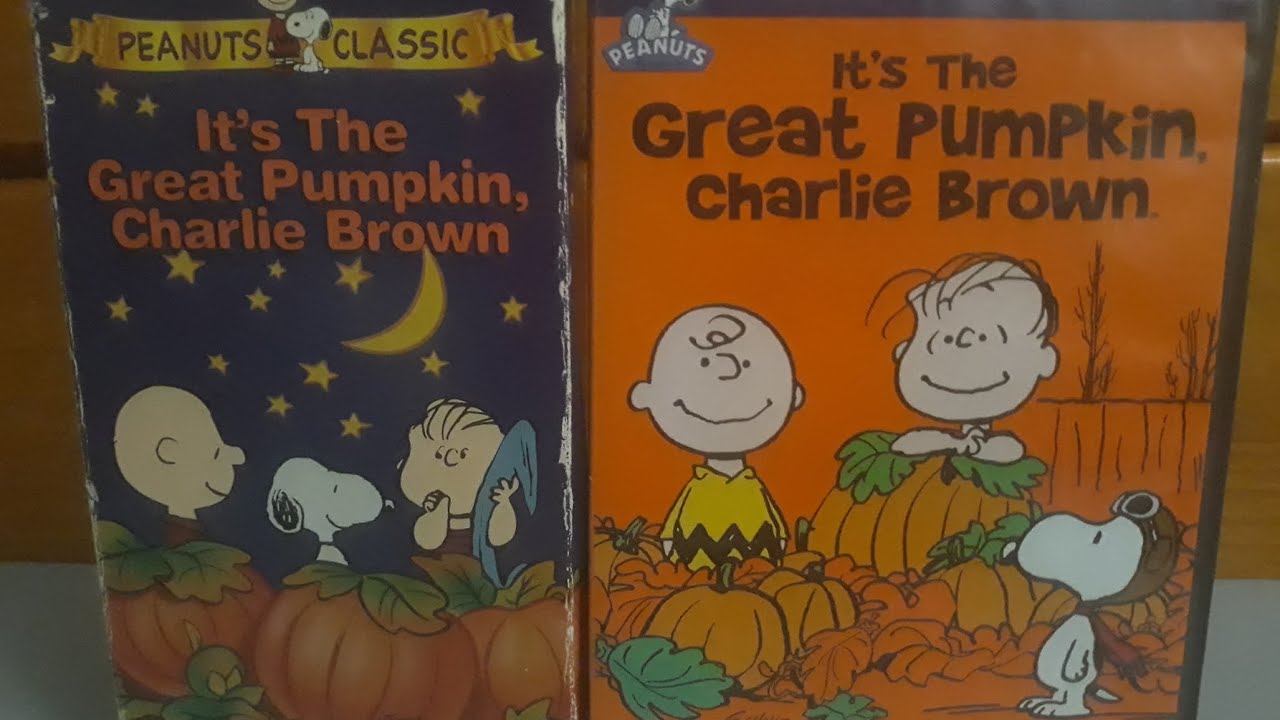 It's the Great Pumpkin Charlie Brown VHS/DVD Comparison - YouTube