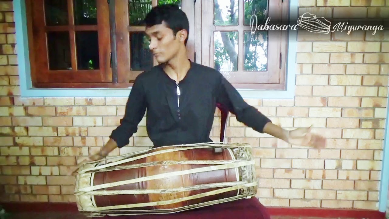 ගැට බෙර වාදනය gata bera solo by pabasara meuranga (use headphone) sri ...