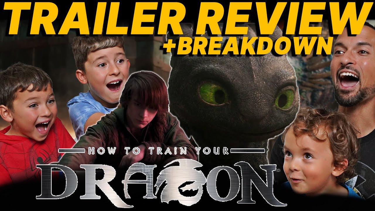HOW TO TRAIN YOUR DRAGON (2025) TRAILER BREAKDOWN & REVIEW! Gerard ...