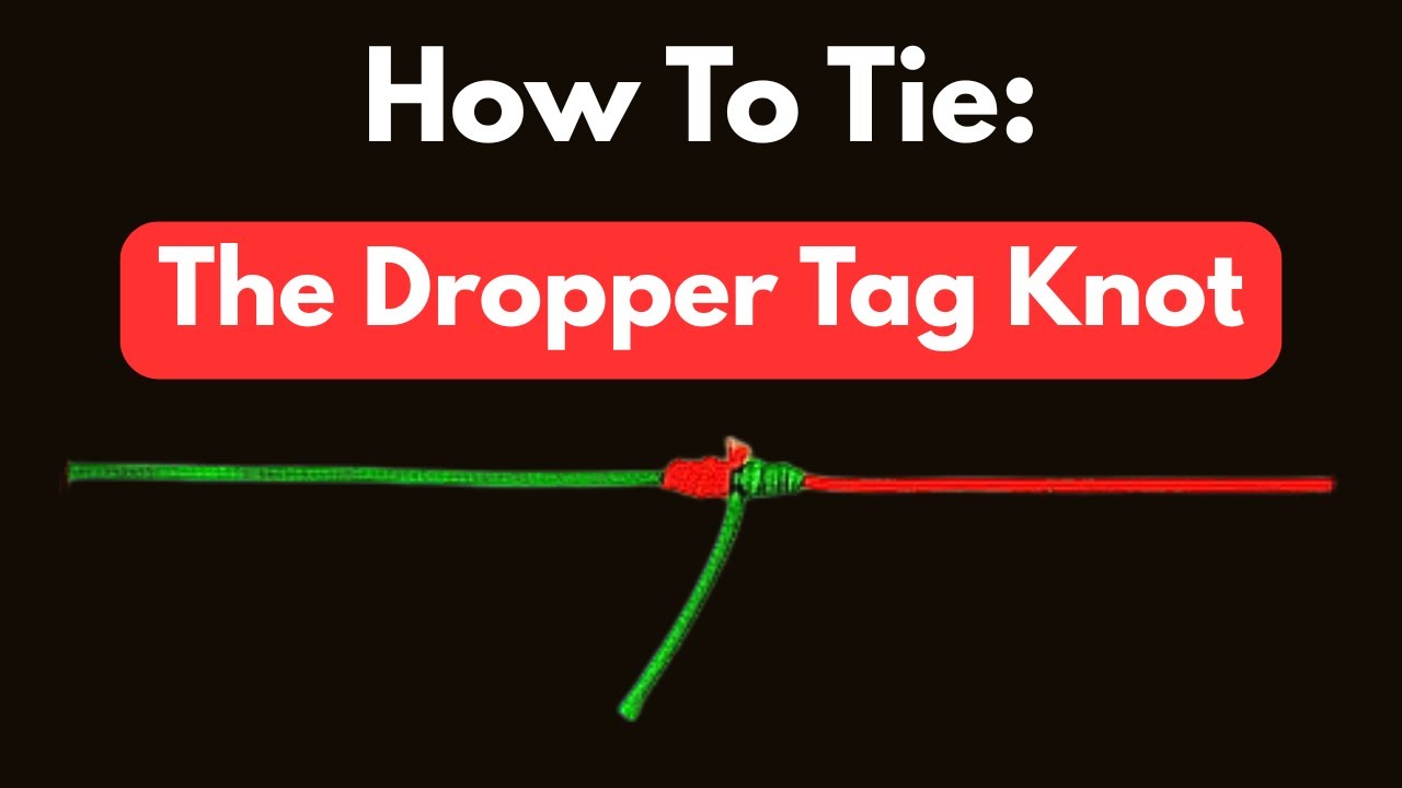 How To Tie: The Dropper Tag Knot {Fish Two Flies} - YouTube
