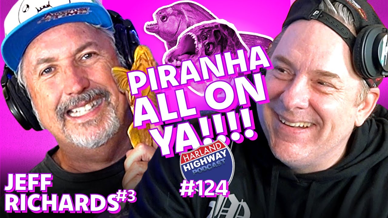 JEFF RICHARDS talks to us through a man eating fish, and I sing sweetly ...