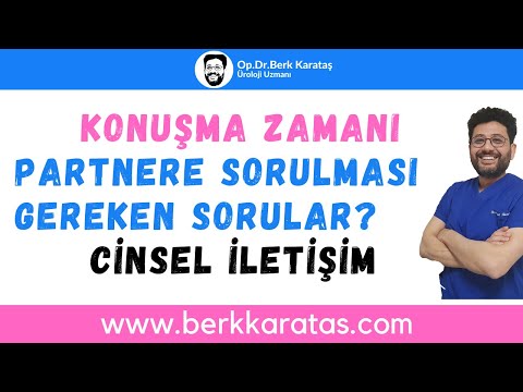 Cinsel iletişim/ Partnere Sorulması Gereken Sorular