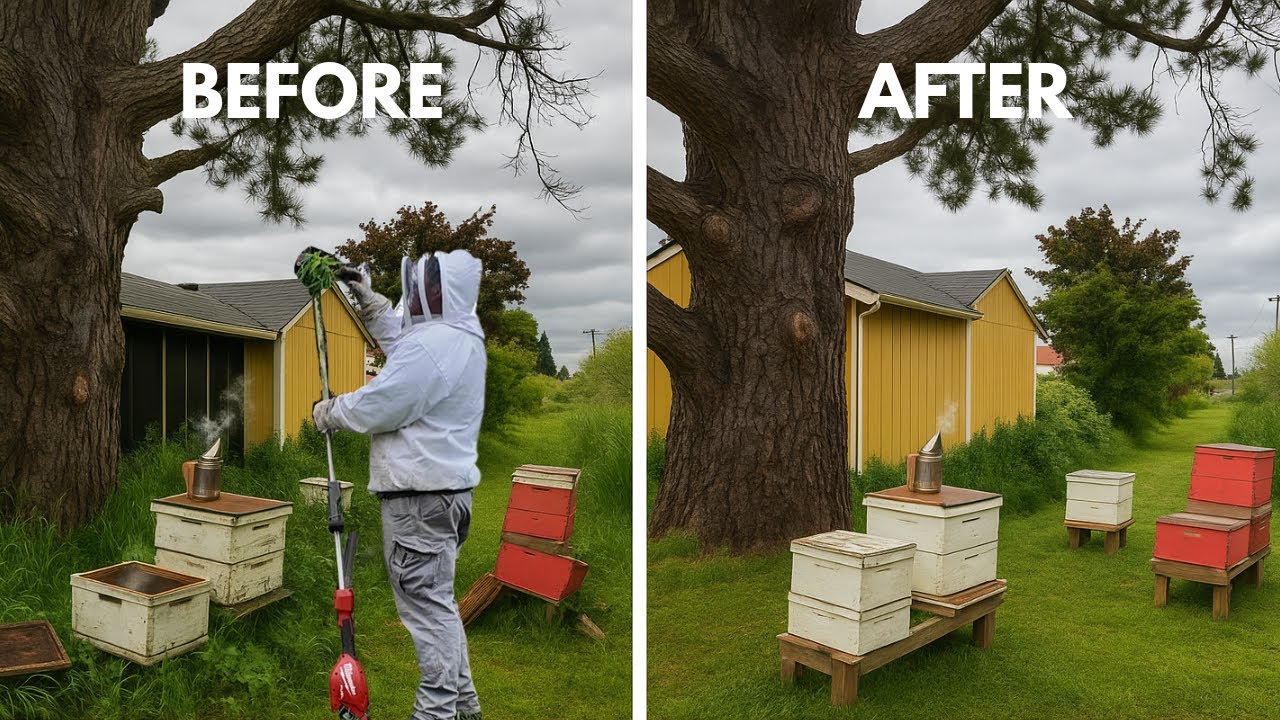 Beekeeping & Restoring Old Farm - Bees & Barns EP. 11 - YouTube