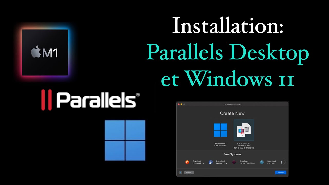 Installation - Parallels Desktop et Windows 11 - YouTube