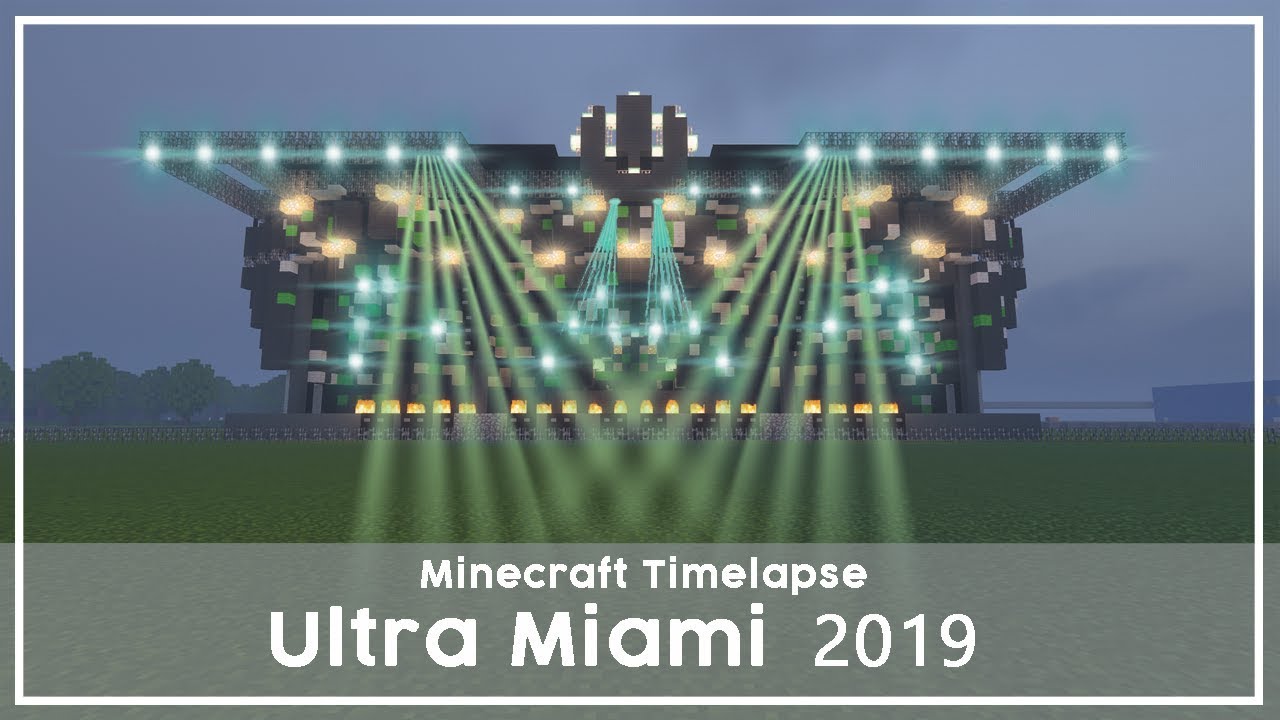 Ultra Miami 2019 | Minecraft Timelapse - YouTube