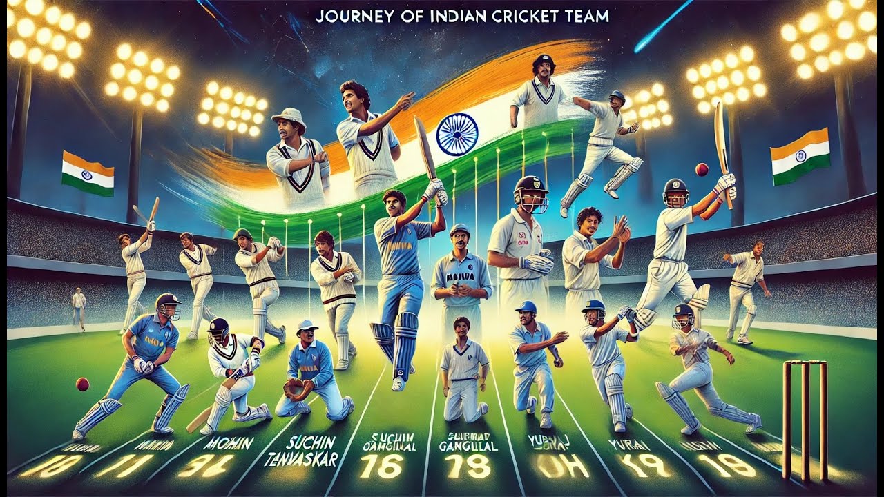 The Epic Journey of Indian Cricket #cricket #cricketlover #cricketfans ...