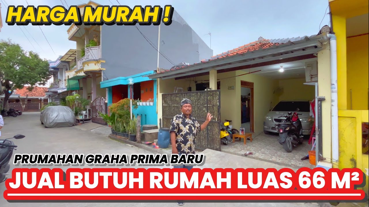DIJUAL BU !! RUMAH TIPE 50/66 M² || HARGA MURAH || PERUM GRAHA PRIMA ...