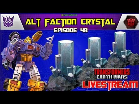 LIVE TRANSFORMERS EARTH WARS ALLIANCE RAID & Alt Faction Crystal ...
