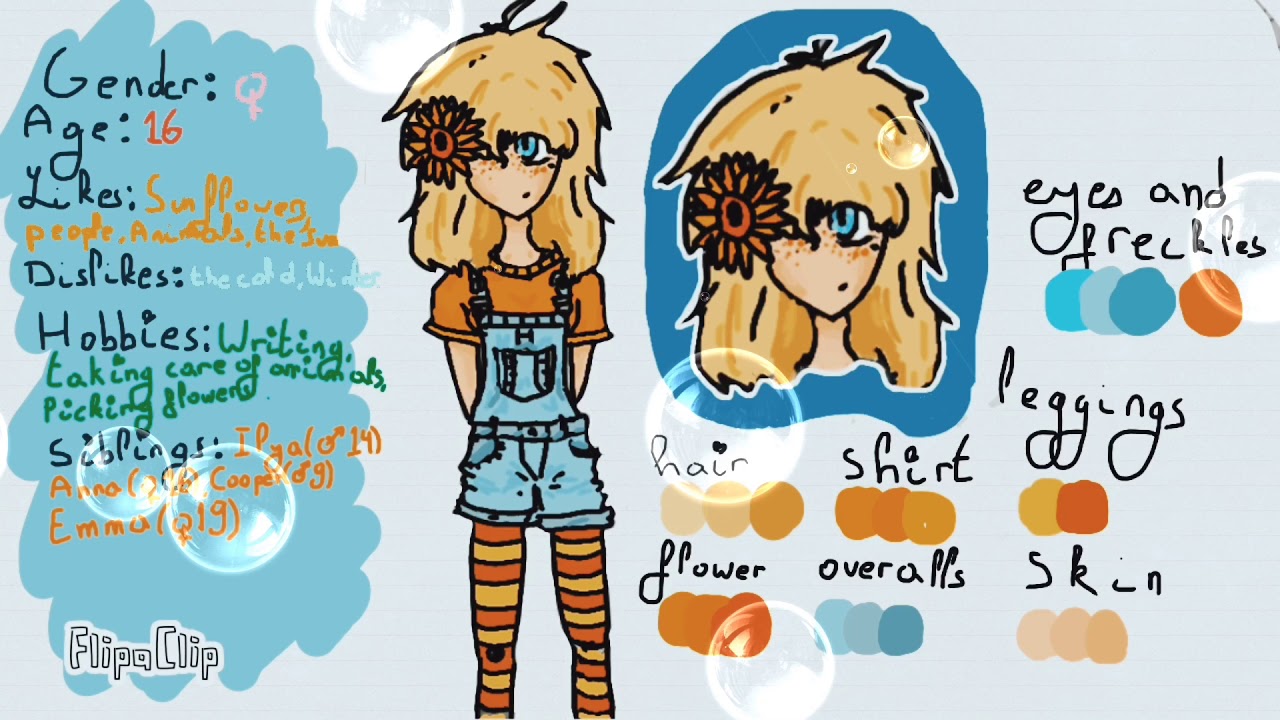 My newest Oc and first digital drawing! - YouTube