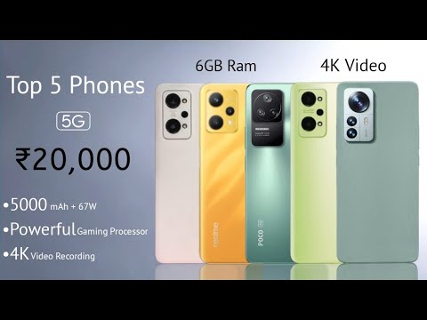 Top 5 Best Smartphones Under 20000 in 2022 - 5G | Best Phone Under ...