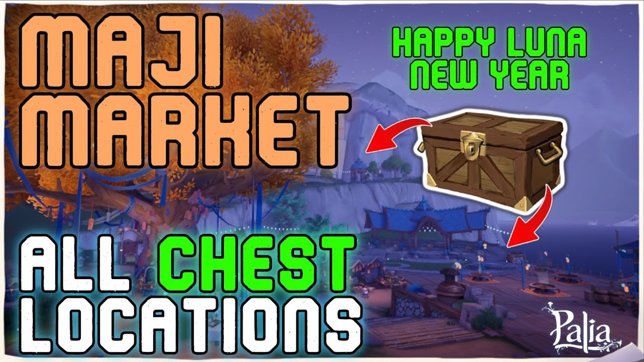 All Maji Market Hidden Chest Locations • Luna New Year • Lucky Treasure ...