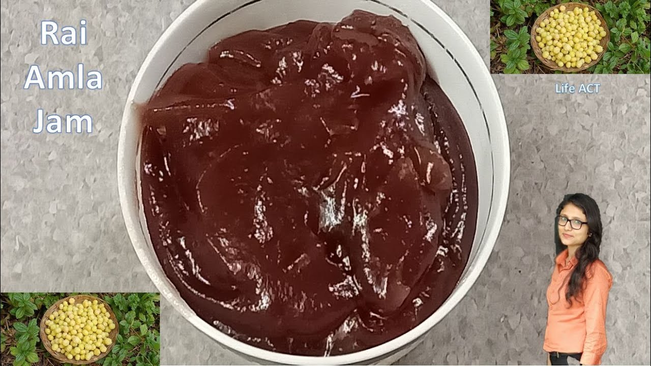 Amla Jam Recipe | Gooseberry Jam | Rai Avla Jam | Natural | Easy To ...