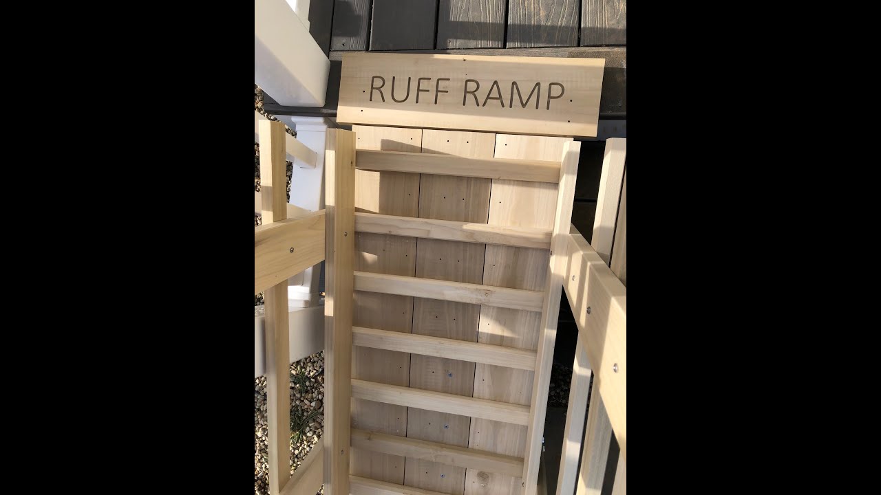 Morgan with Ruff Ramp for Large Dogs by Love Wink Products - YouTube