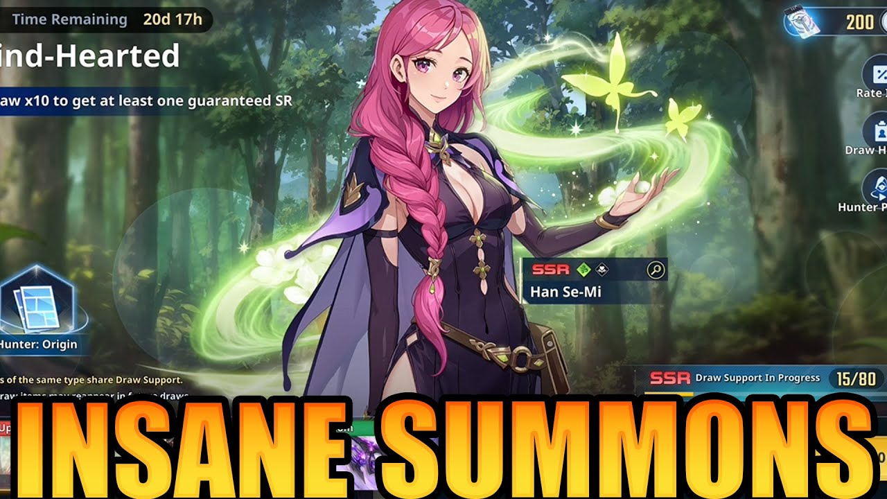 INCREDIBLE HANSEMI SUMMONS! 200+ Tickets and A DREAM | Solo leveling ...