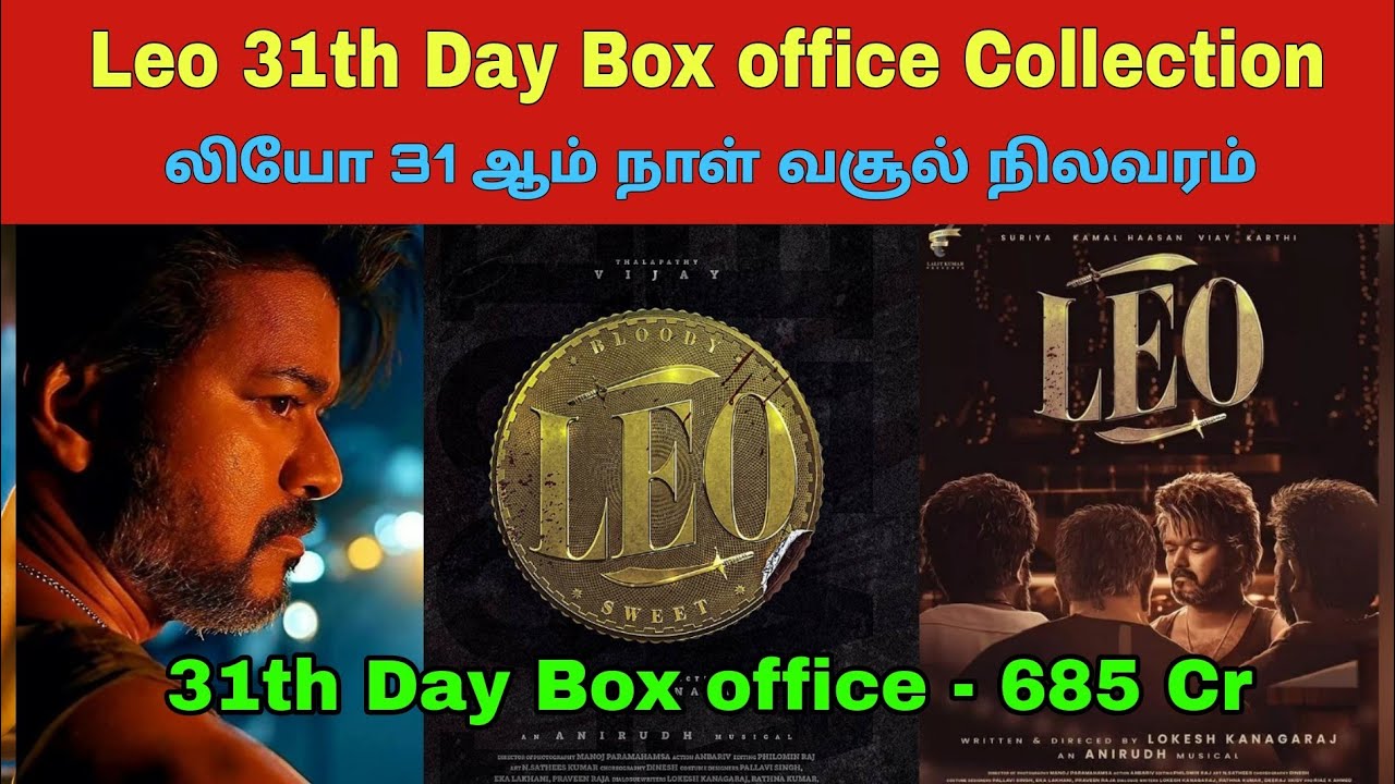 Leo movie 31th day total worldwide box office collection | Japan ...