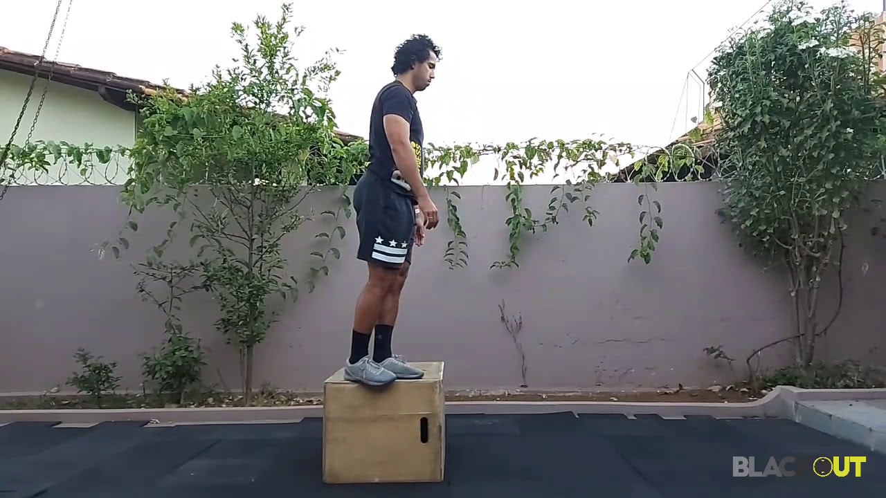 Lateral Step Down on Box (Descida com uma perna na caixa) - YouTube
