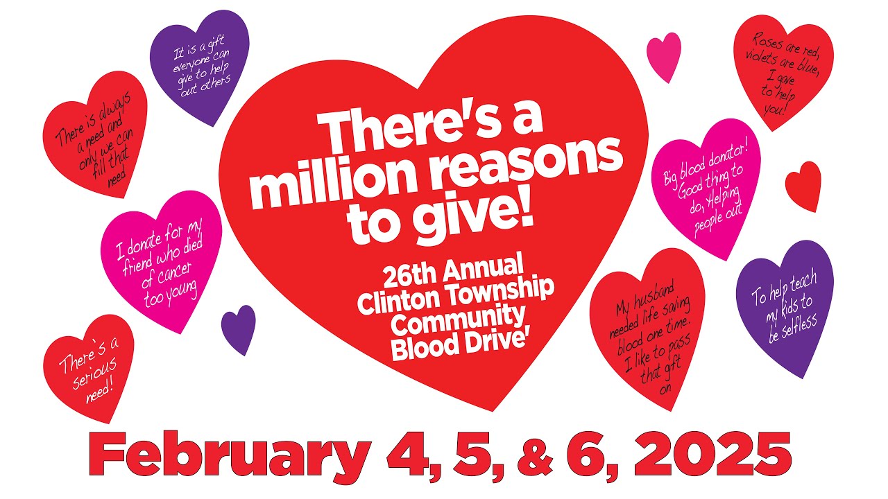 Clinton Township Community Blood Drive 2025: Sickle Cell Donors and ...