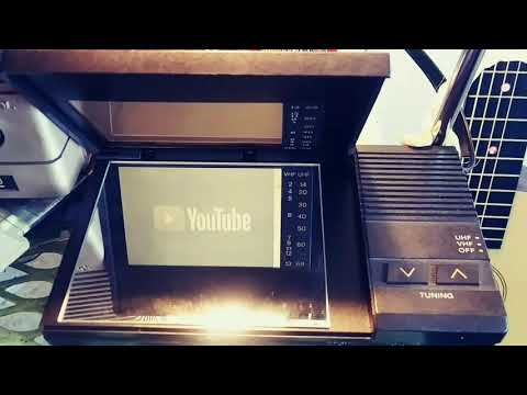 Watching YouTube on a Casio Pocket Television TV-30 #pocketTV #electronics #retroelectronics