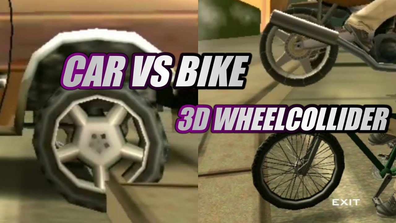 BIKE WITH 3D WHEELCOLLIDER? ATTENTION TO DETAIL GTA SA - YouTube