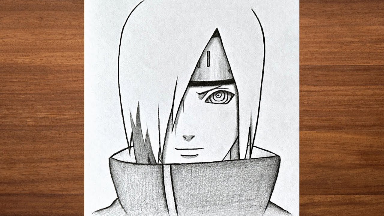 How To Draw Nagato Uzumaki Step By Step How to draw anime step by step ...