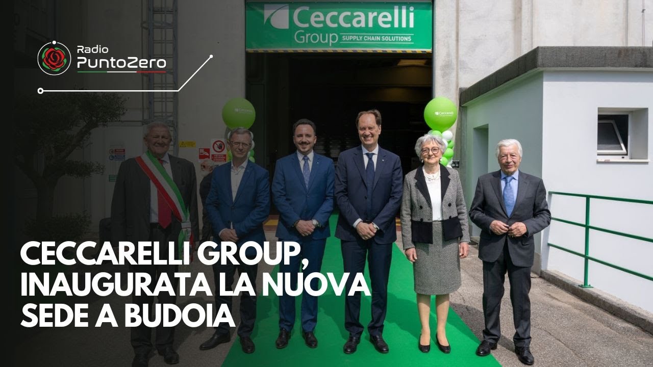 Ceccarelli Group, inaugurata la nuova sede a Budoia - YouTube