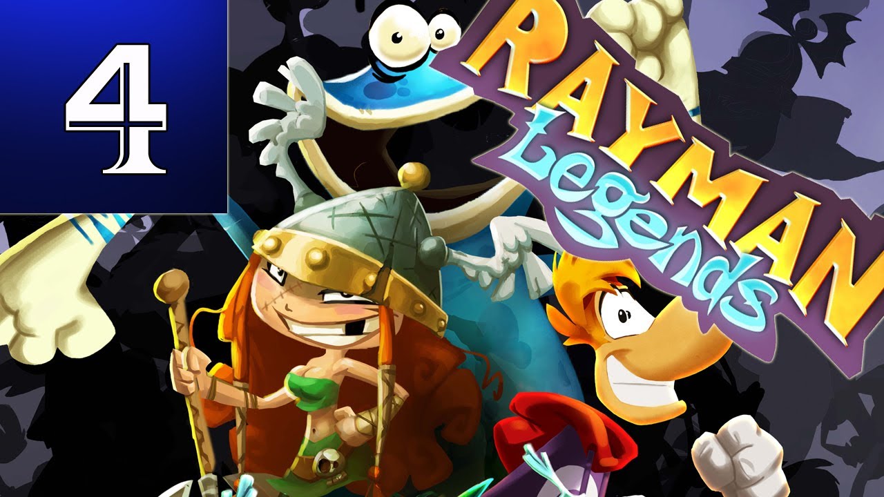 Rayman Legends - Part 4 - Toad Story (Ray and the Beanstalk, The Winds ...
