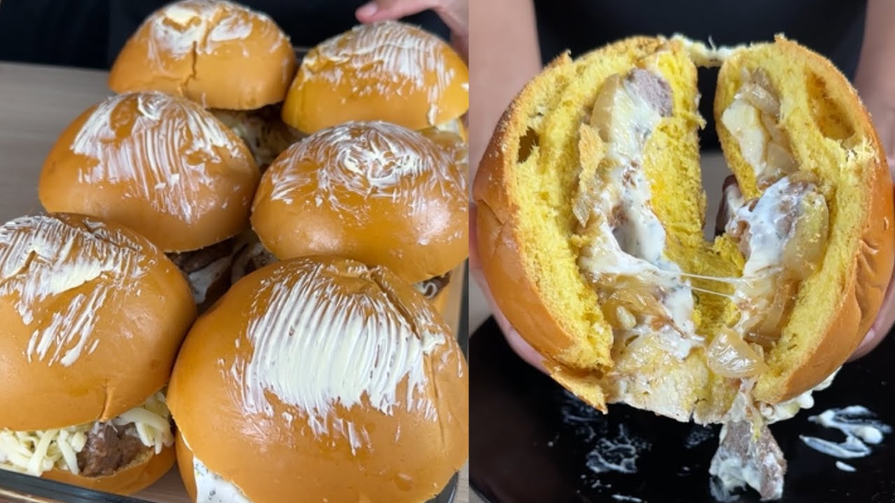 Easy Tray-Baked Brioche Sandwiches with Creamy Beef Filling. - YouTube