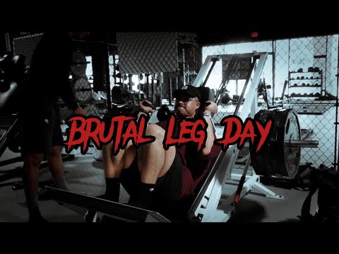 Brutal Leg Day + New PR - YouTube