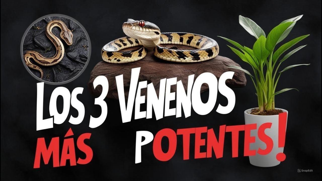 Los 3 Venenos Más Potentes del Mundo que Pueden Matar en Minutos - YouTube