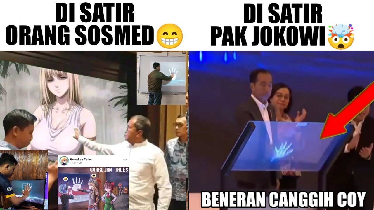 Bapak² Scan Tangan Disatirin Pak Jokowi🤯... - YouTube